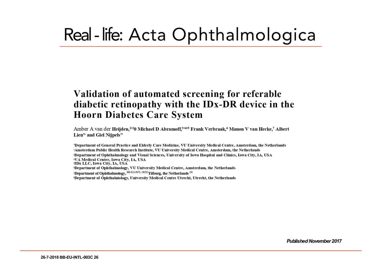 IDx-DR - Healthvisors